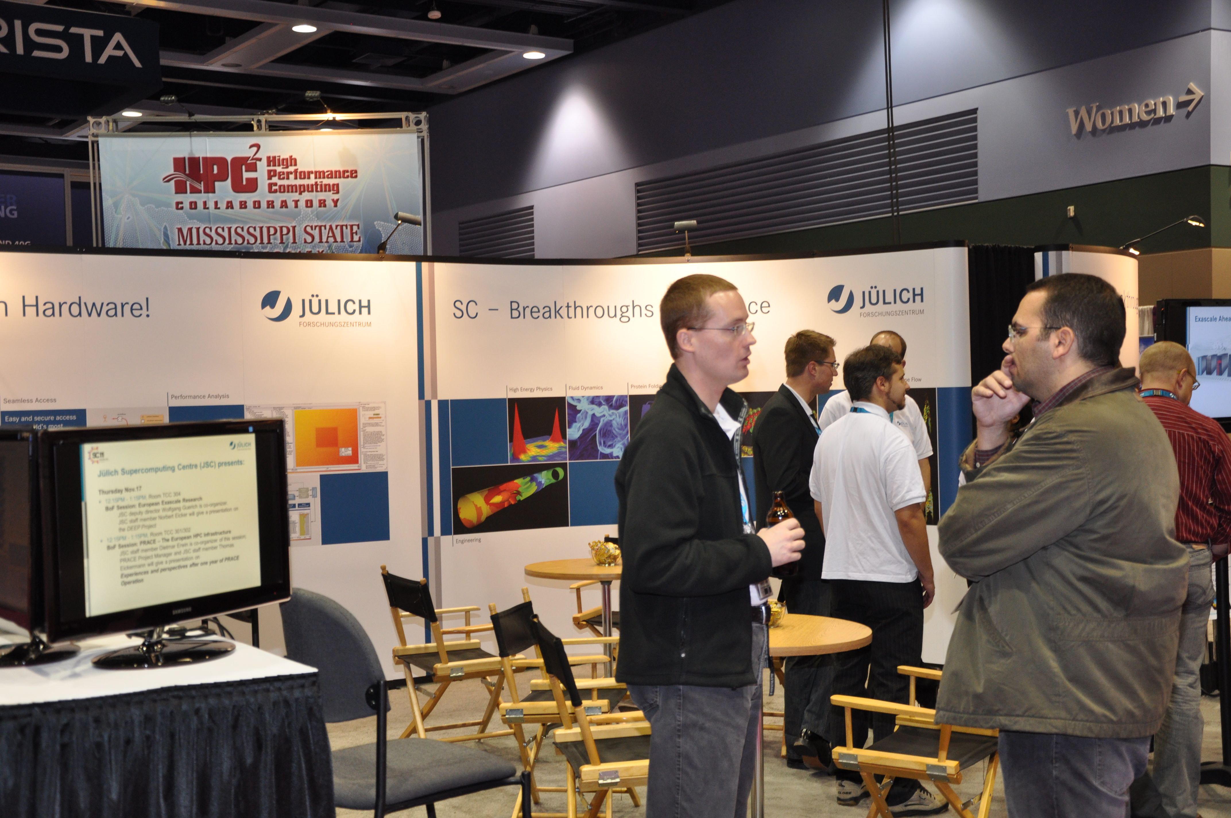 Markus Geimer (left) in discussion